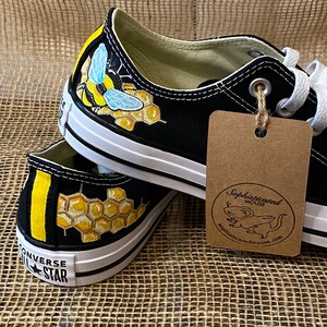 HONEY BEE CONVERSE adult - Etsy