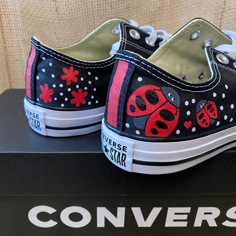 LADYBUG CONVERSE - [adult] - Etsy