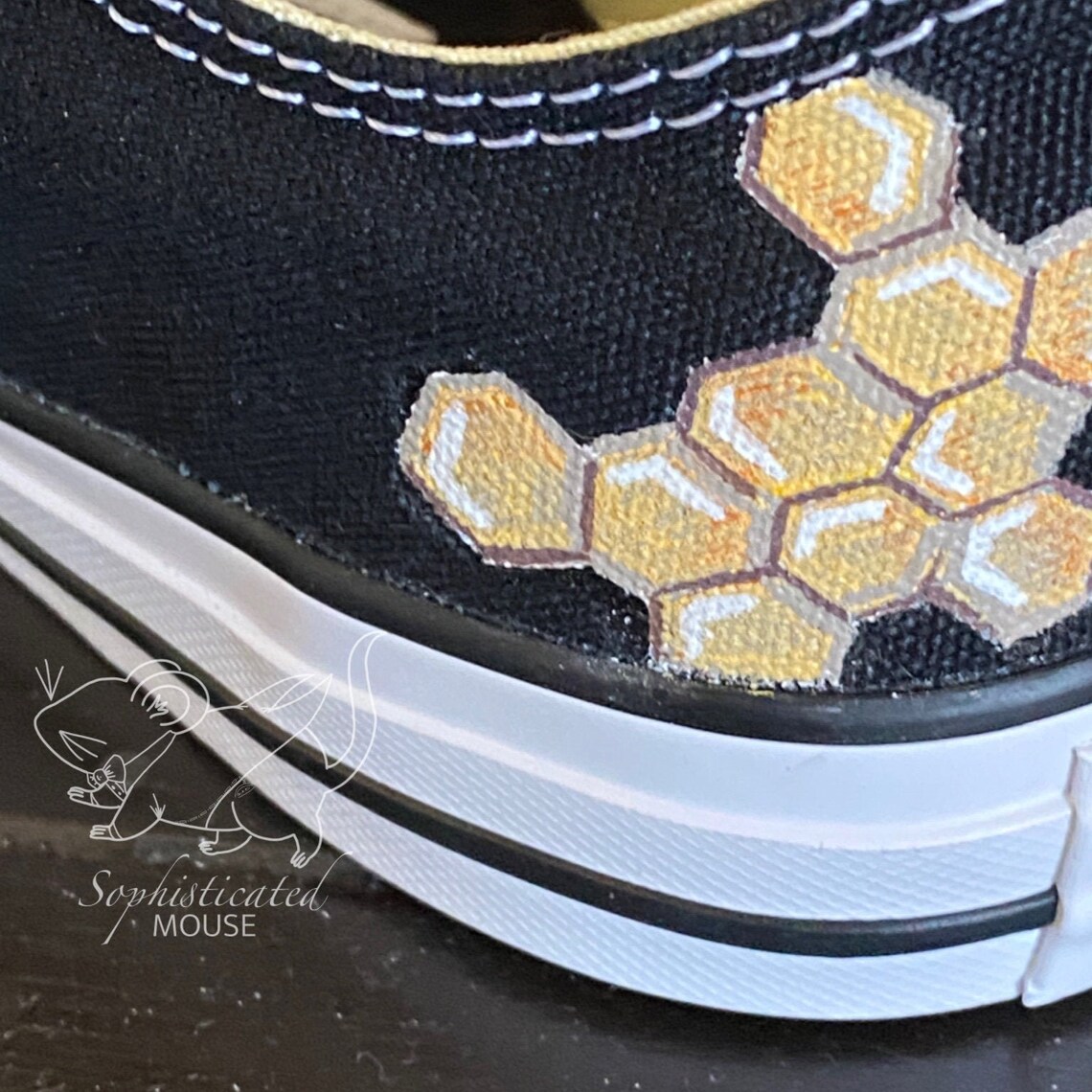 HONEY BEE CONVERSE adult - Etsy