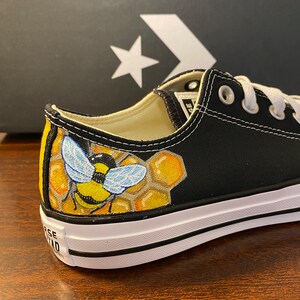 HONEY BEE CONVERSE adult - Etsy