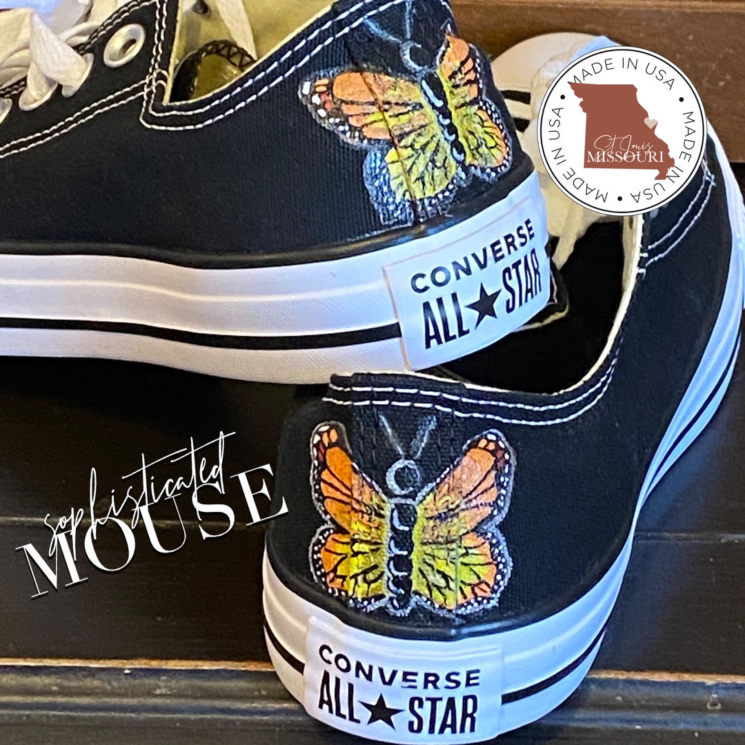 BUTTERFLY CONVERSE SNEAKERS - Etsy.de