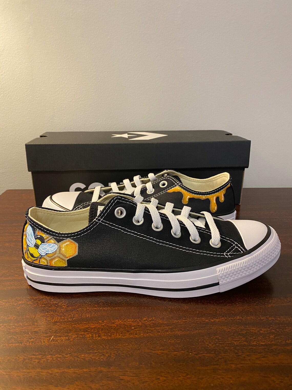 HONEY BEE CONVERSE adult - Etsy