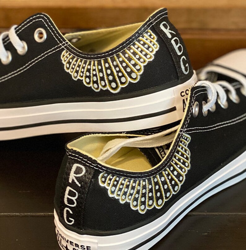 RBG CONVERSE SNEAKERS - [adult] - Etsy