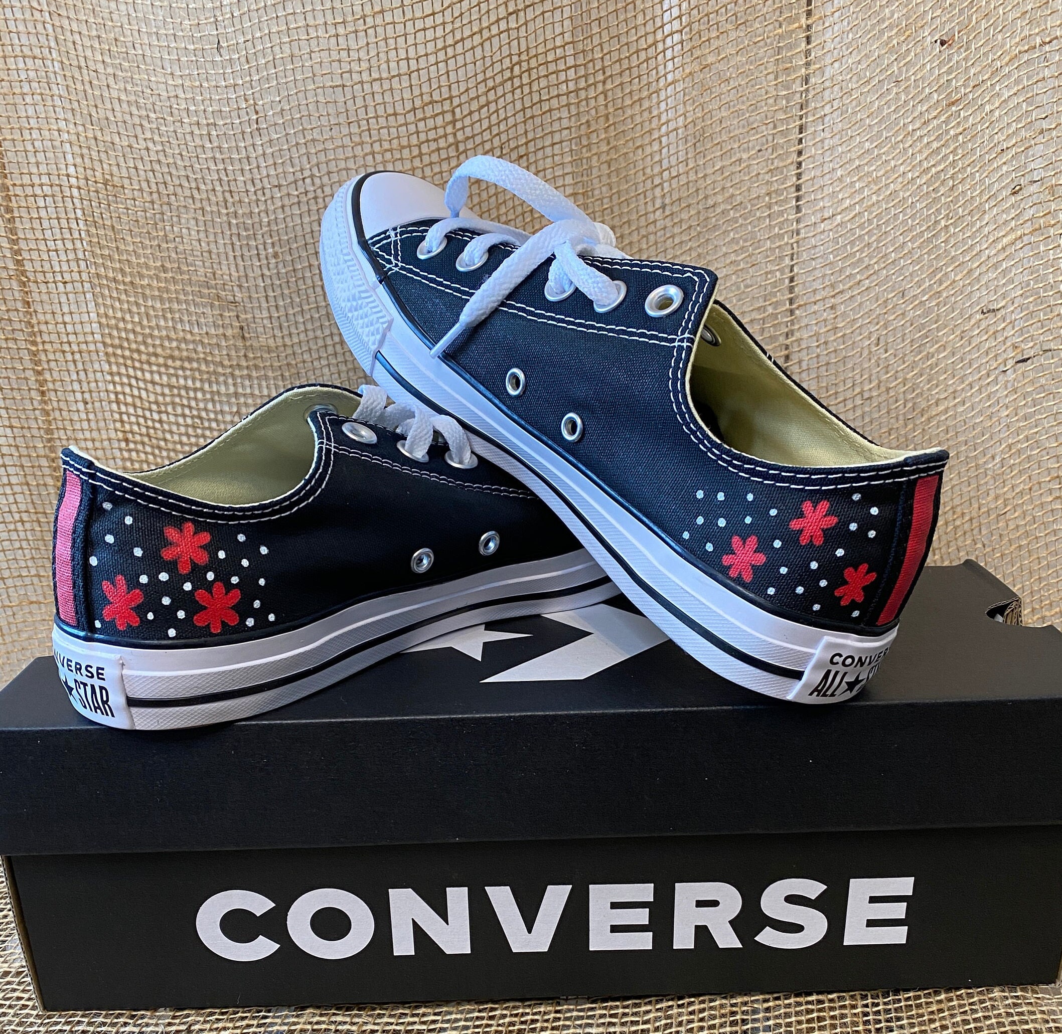 LADYBUG CONVERSE - [adult] - Etsy