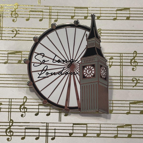 London Enamel Pin - Etsy