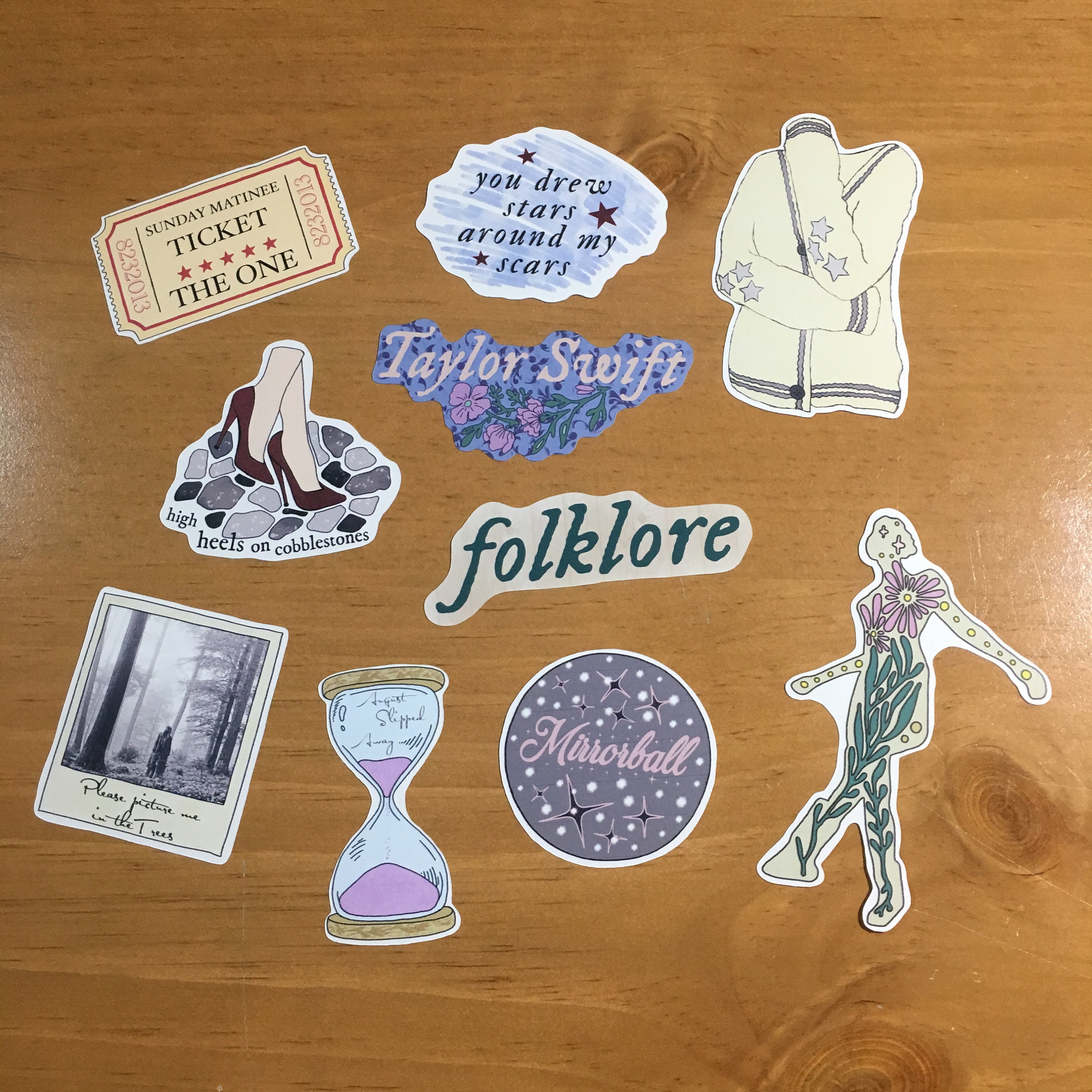 Folklore Sticker Pack 1 - Etsy
