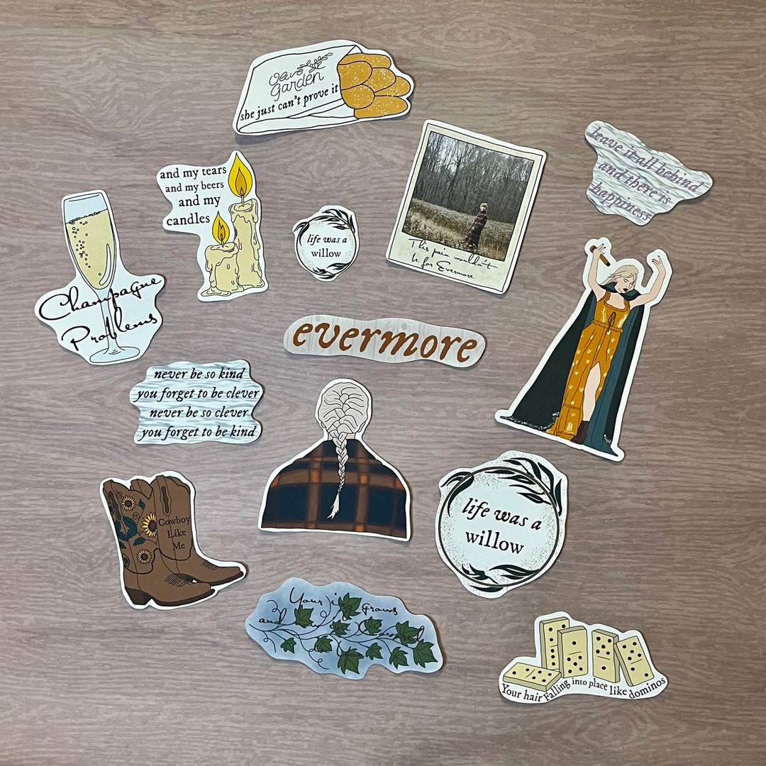 Evermore Sticker Pack - Etsy