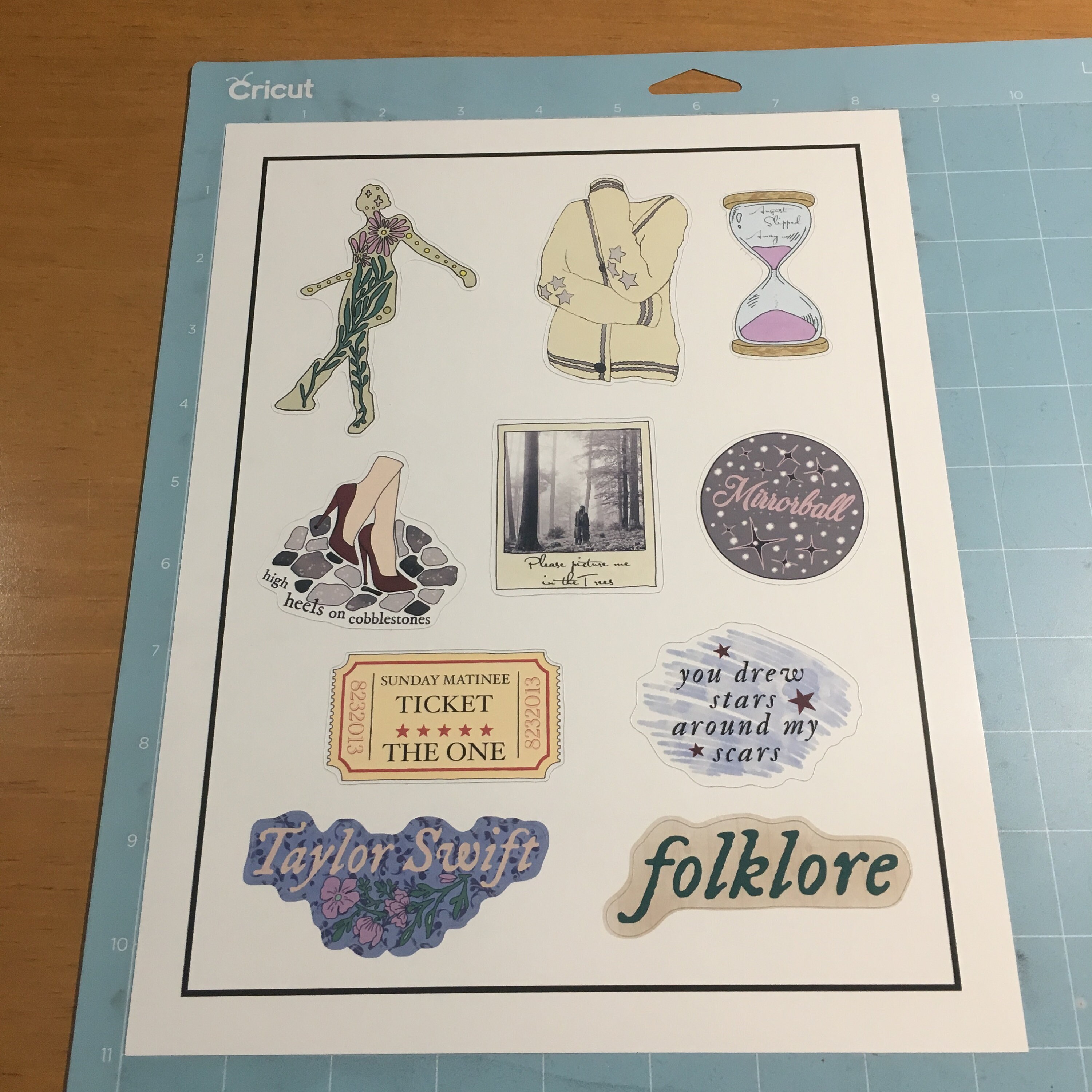 Folklore Sticker Pack 1 - Etsy