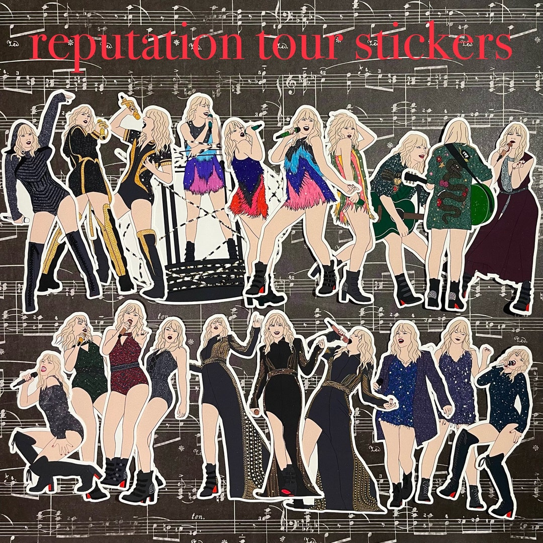 Reputation Tour 4 Inch Matte Waterproof Stickers - Etsy