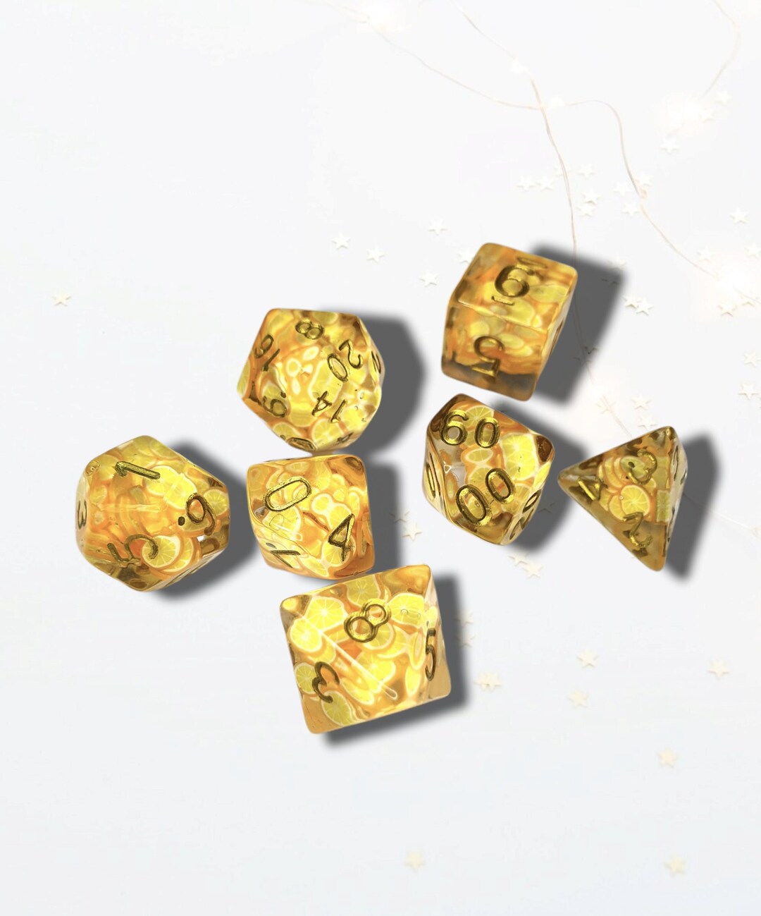 7 Orange DND Würfel Tabletop Brettspiele Dungeons & Dragons - Etsy.de