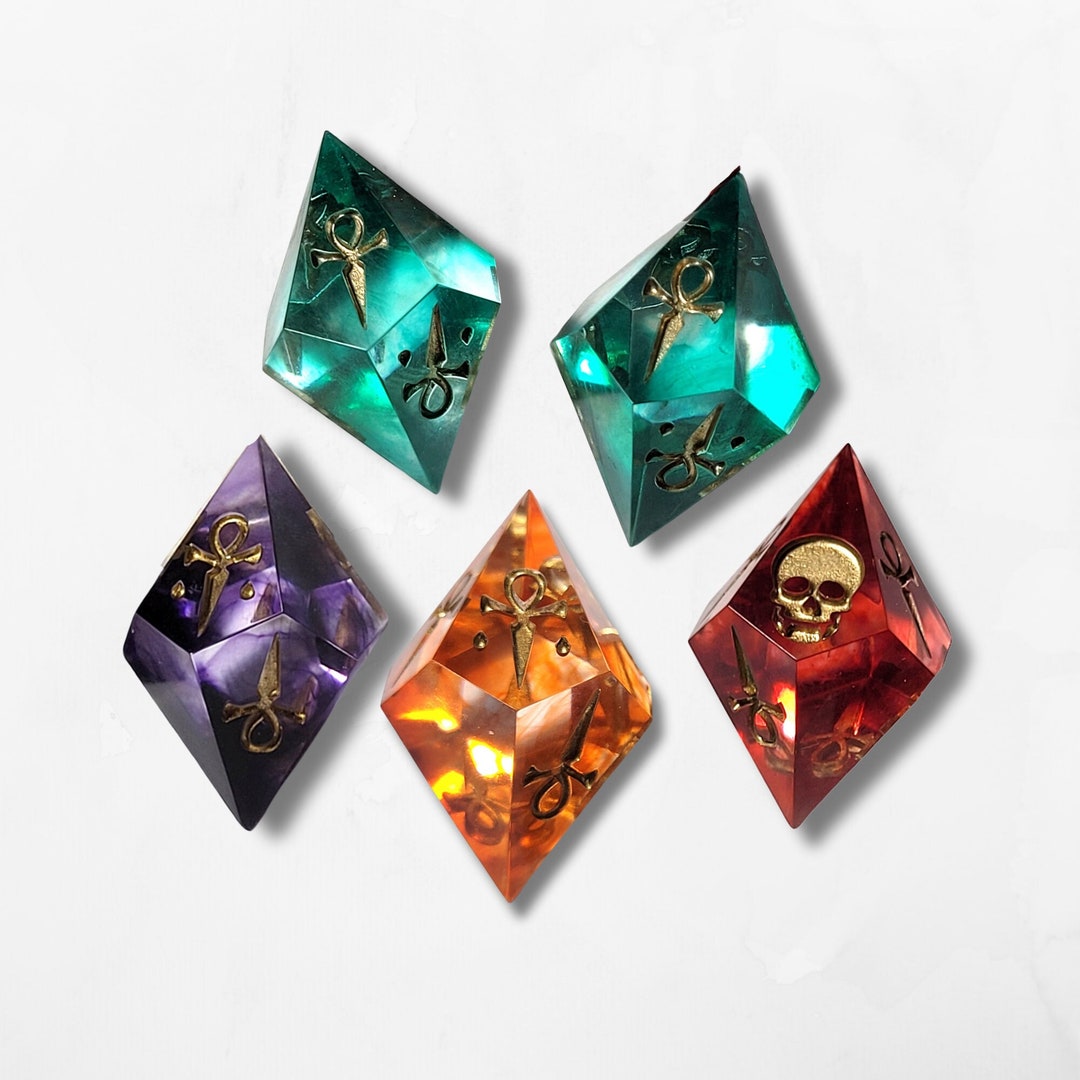 Single Customisable Hunger Vampire the Masquerade Dice Sharp Edged D10s ...