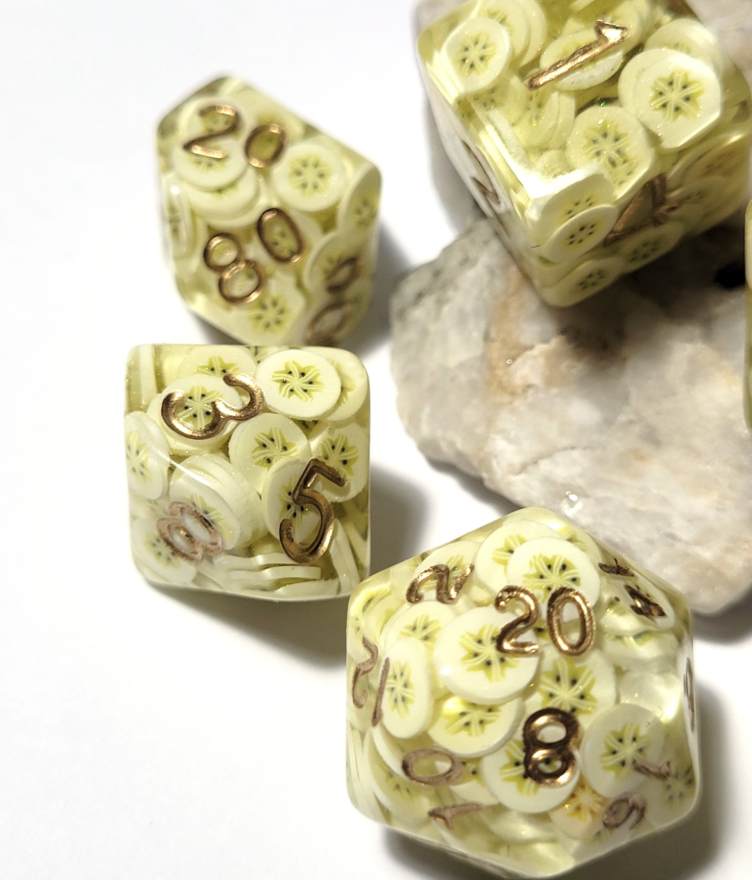 7 Banana DND Dice Dungeons and Dragons RPG Tabletop Board Games Spring ...