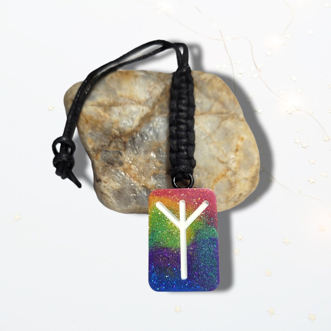 Customisable Car Mirror Rune Indicator Stick Hanging Viking Norse Odin ...