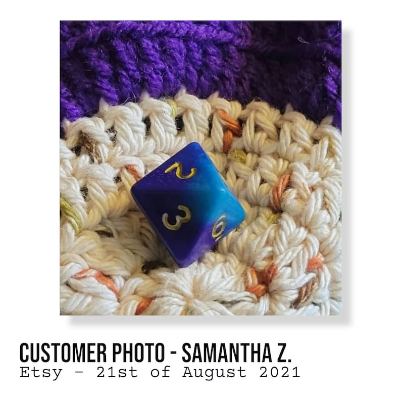 Customisable D8 Dice DND Boardgame Glitter Shimmer Sparkle RPG - Etsy