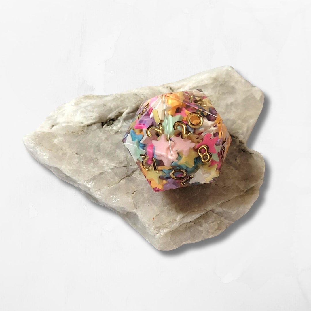 Star D20 Dice Sharp Edged DND Dungeons and Dragons Tabletop Games RPG ...