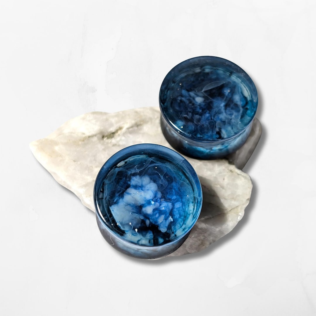 Ocean Mist Plugs Double Flared 12 to 50mm Stretched Ear Jewellery Body ...