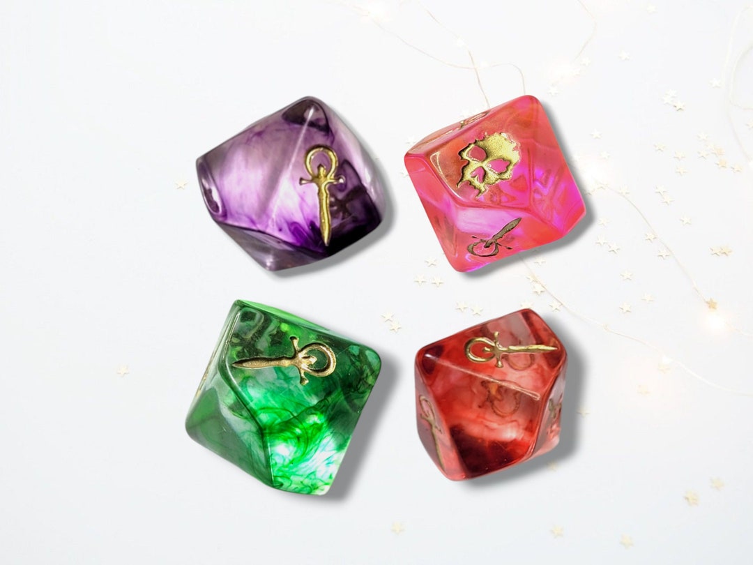 Single Customisable Hunger Vampire the Masquerade Dice D10s Misty ...