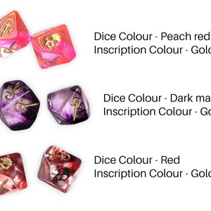 Single Customisable Hunger Vampire the Masquerade Dice D10s Misty ...