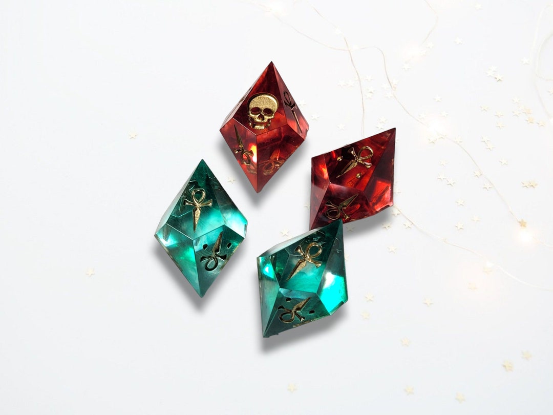 Single Customisable Hunger Vampire the Masquerade Dice Sharp Edged D10s ...
