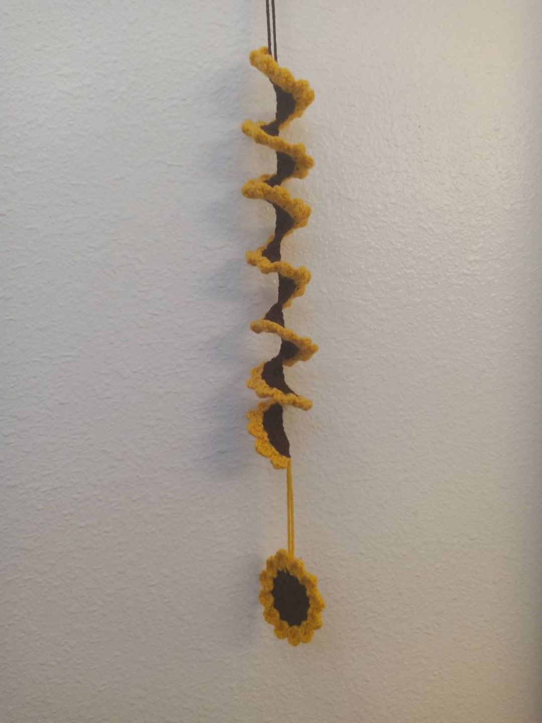 Sunflower Crochet Wind Spinner - Etsy