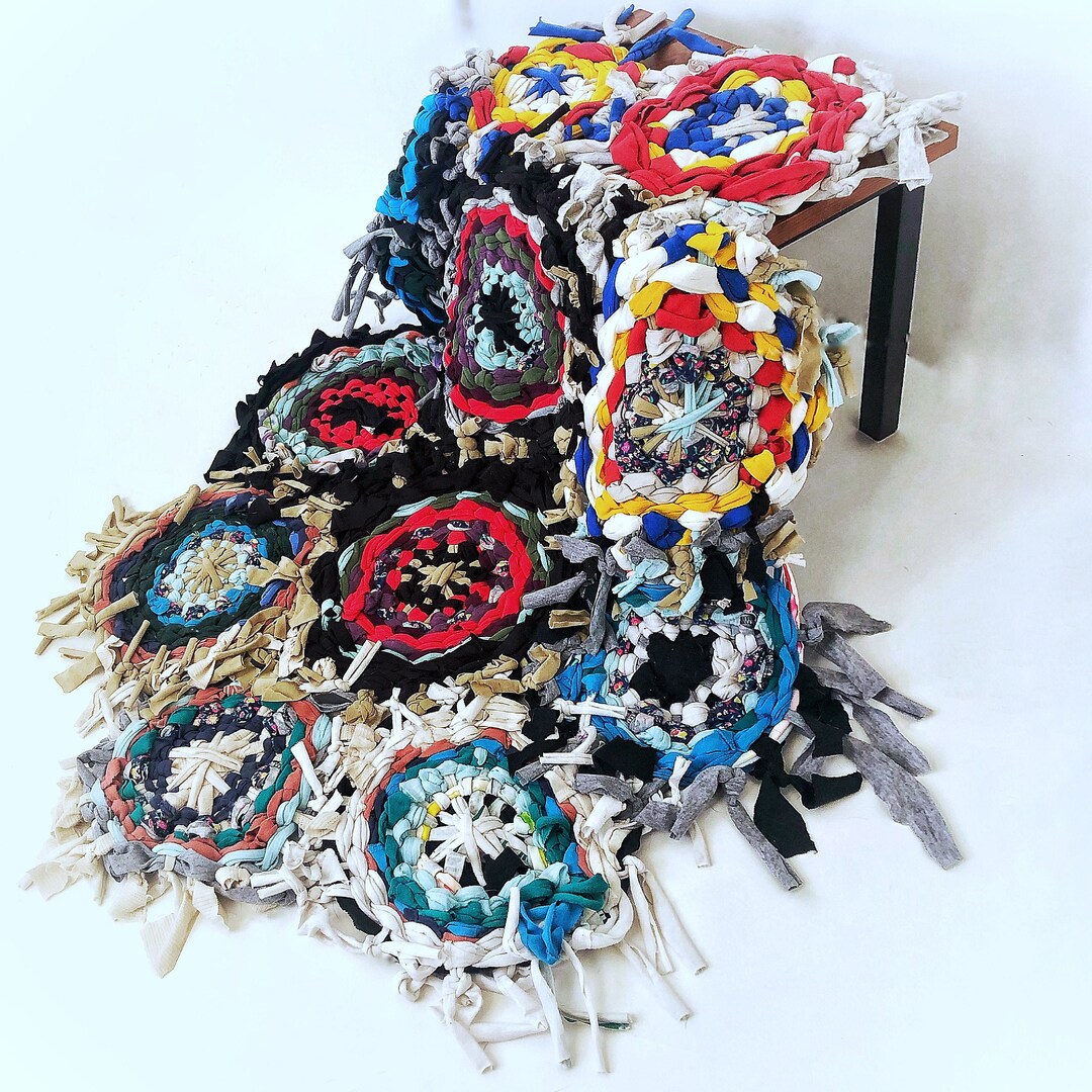 Torn T-shirt Rug - Etsy