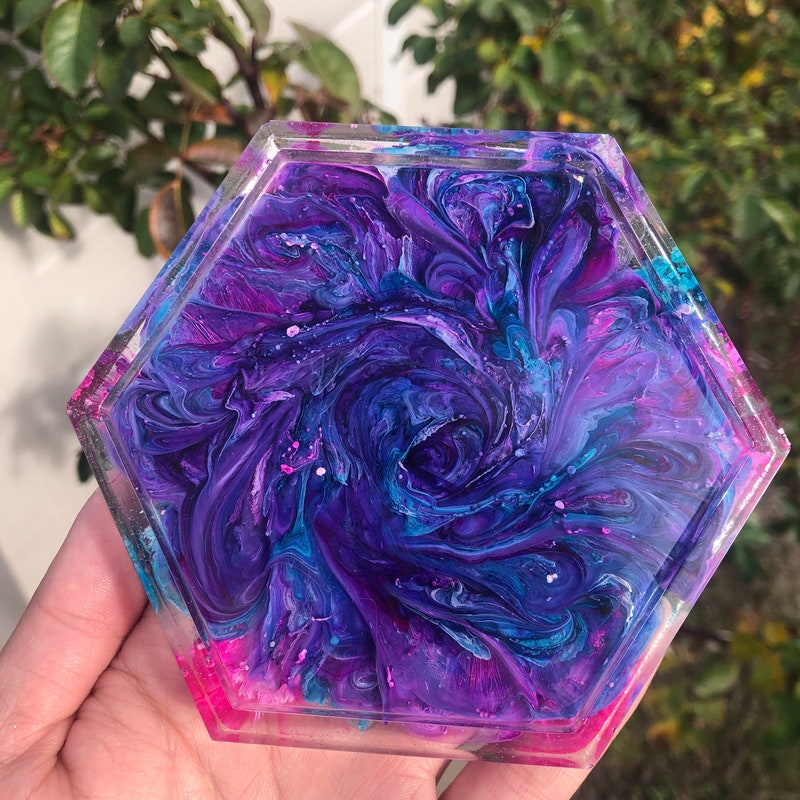 Alcohol Ink Coasters - Etsy