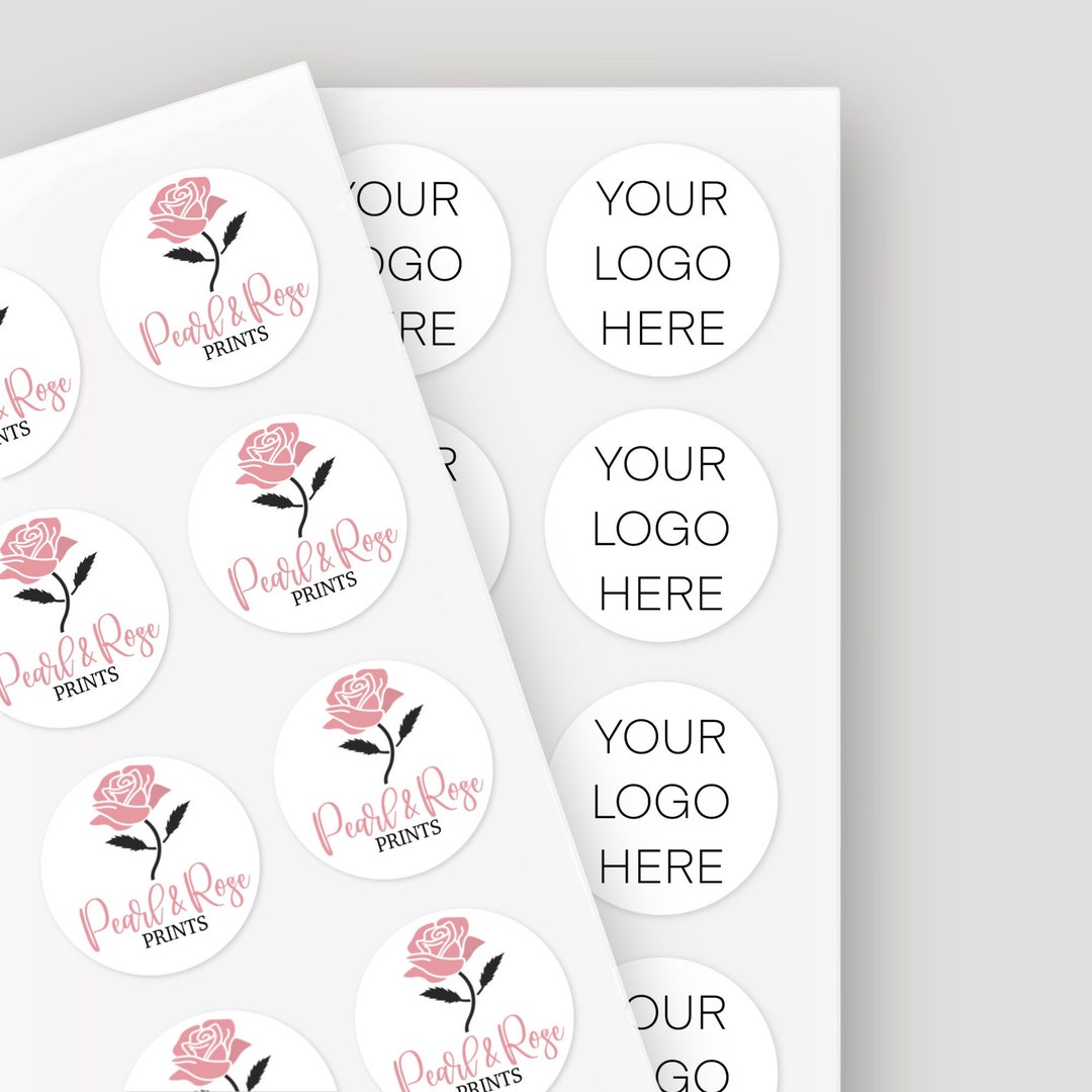 MATTE Logo Stickers Custom Small Business Labels - Etsy