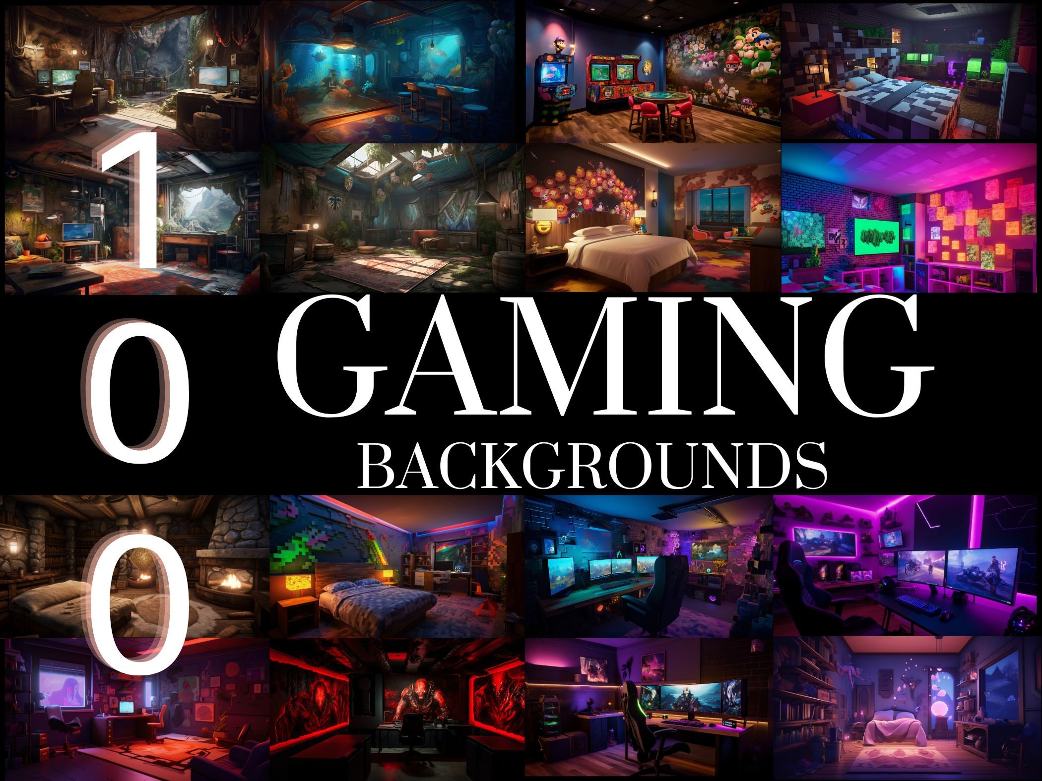 100 Vtuber Gaming Backgrounds, Vtuber Rooms, Stream Background, Virtual ...