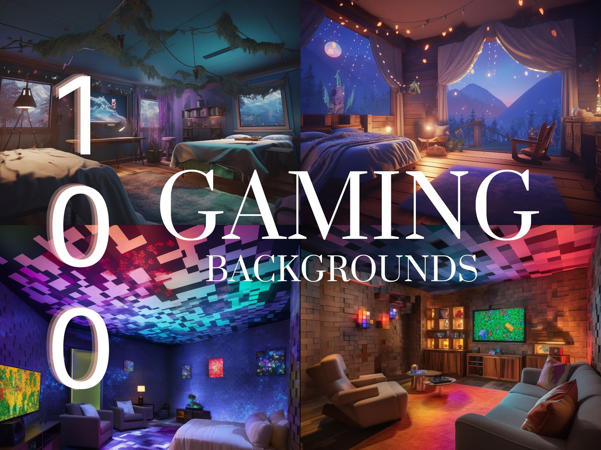 100 Vtuber Gaming Backgrounds, Vtuber Rooms, Stream Background, Virtual ...