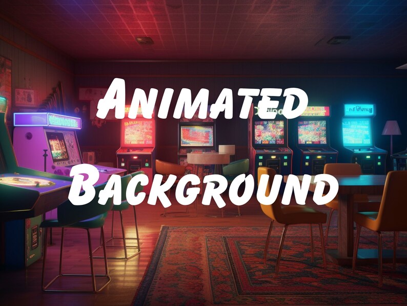 Lofi Arcade | Animated Background for Youtube or Vtuber Streams ...