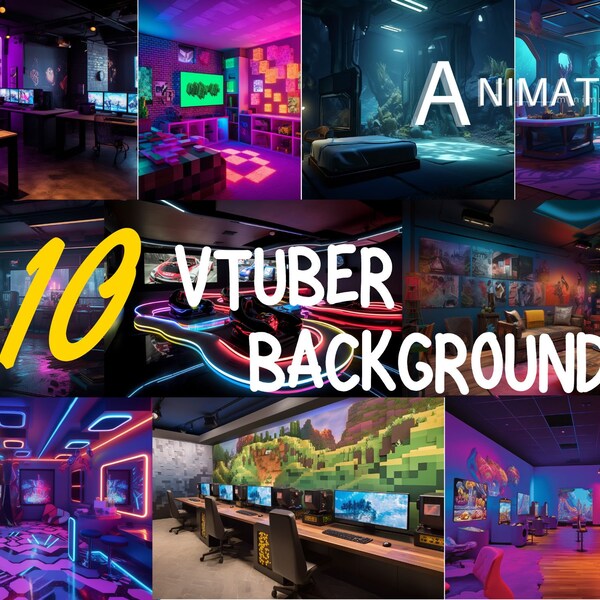 Vtuber Gaming Room - Etsy UK