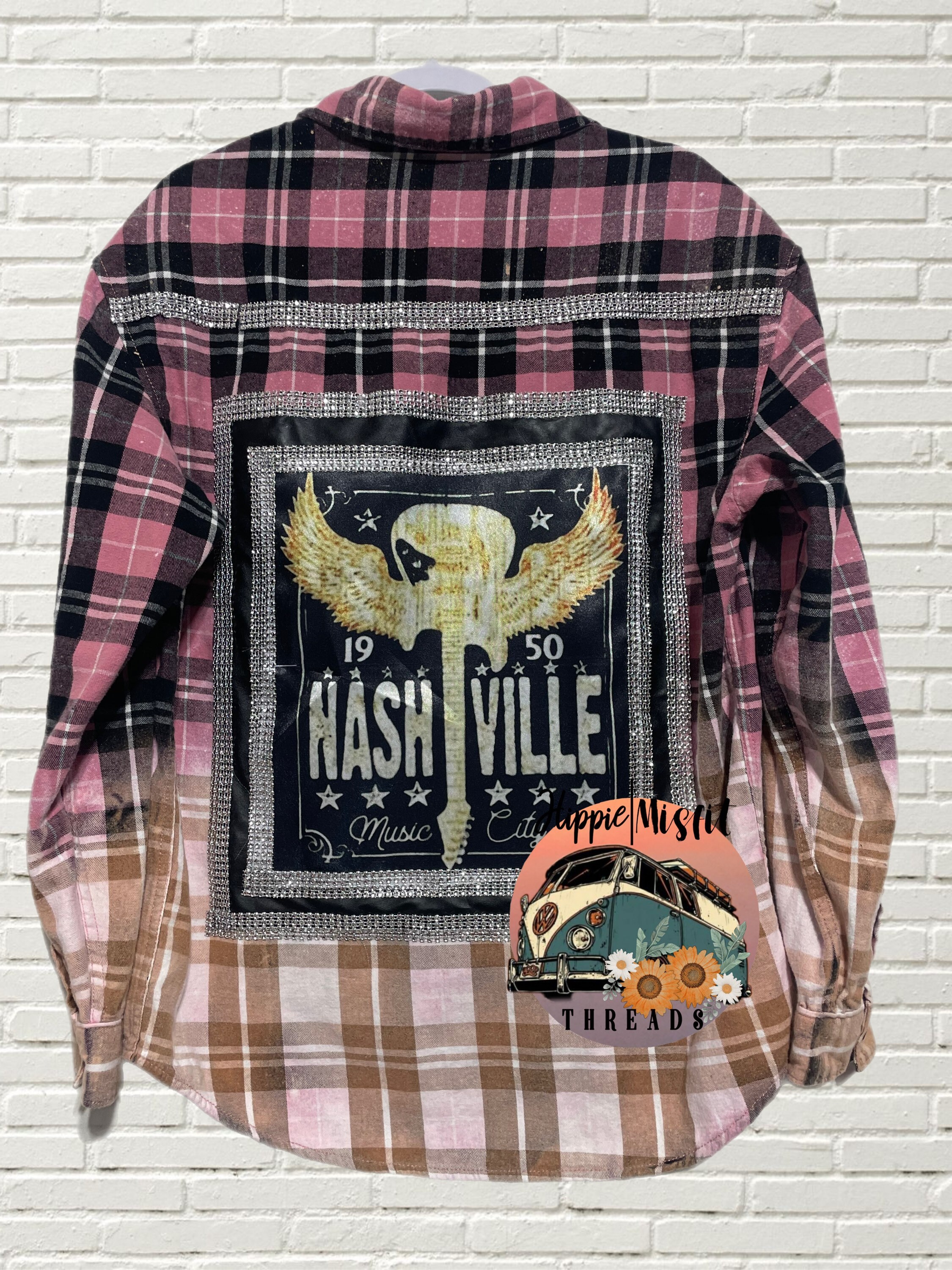 Nashville Custom Flannel Shirt Flannel Shirt Distressed - Etsy