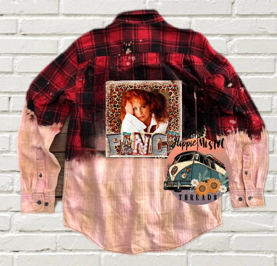 Custom Flannel Bleached Flannel Distressed Flannel Gifts - Etsy