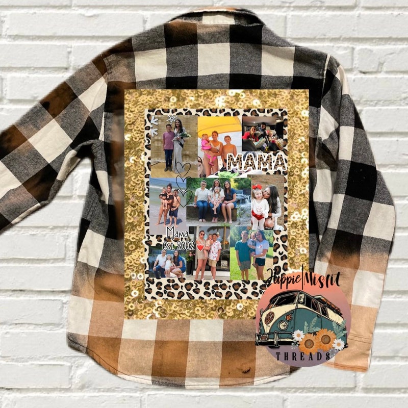 Bleached Flannel - Etsy