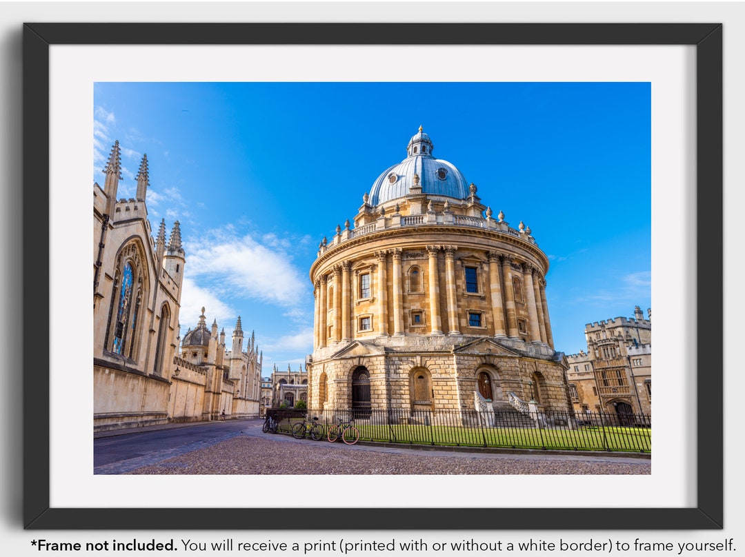 Oxford Photo Print, Radcliffe Camera, Home Wall Art, Oxford University ...