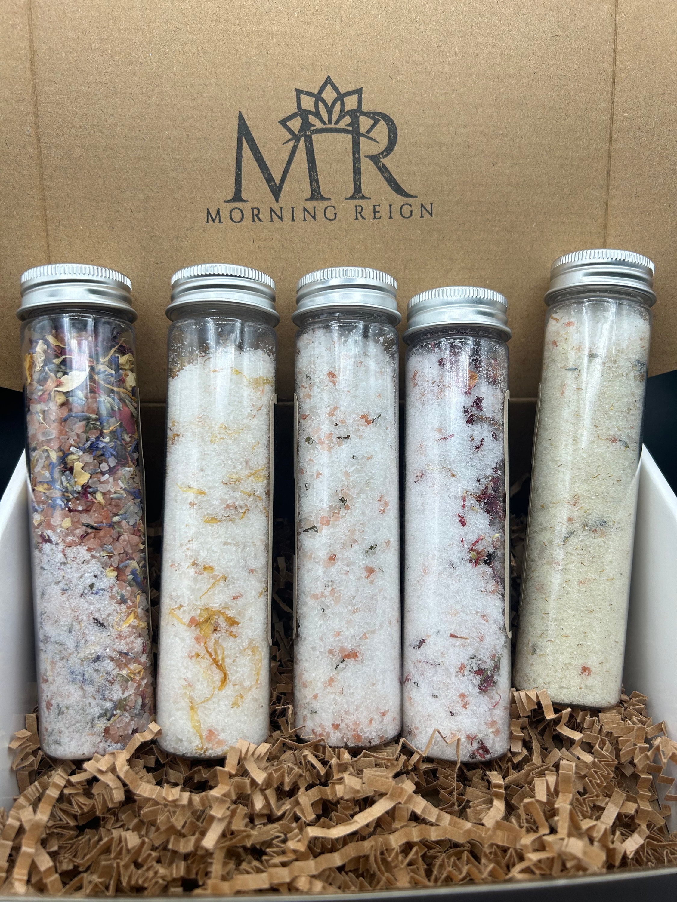 Luxury Bath Salt Sampler Gift Set - Etsy