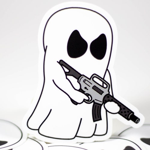 Ghost Gun Sticker | Etsy