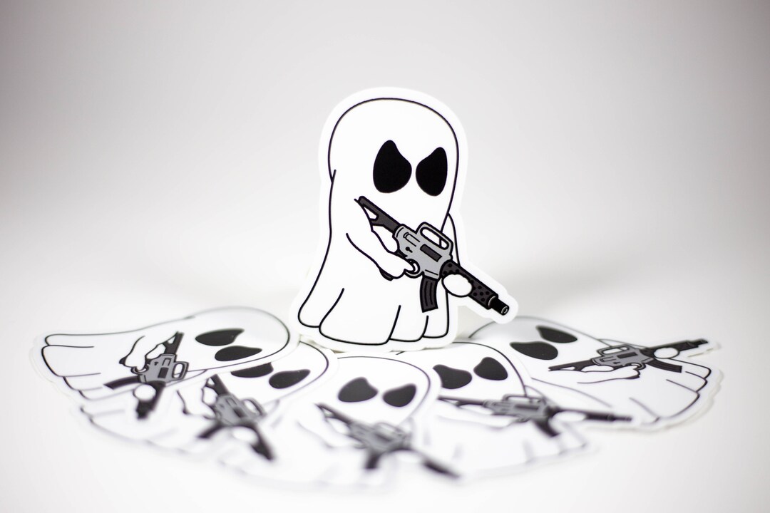 Ghost Gun Sticker - Etsy