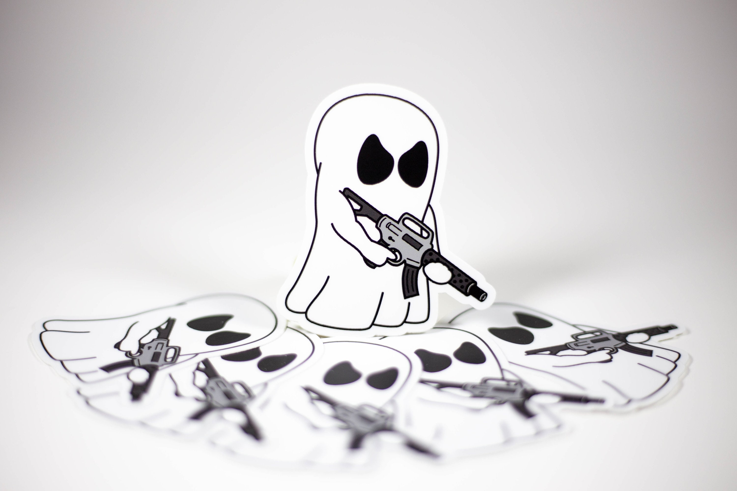 Ghost Gun Sticker - Etsy