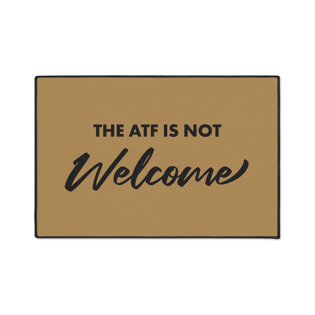ATF Not Welcome Heavy Duty Door Mat - Etsy