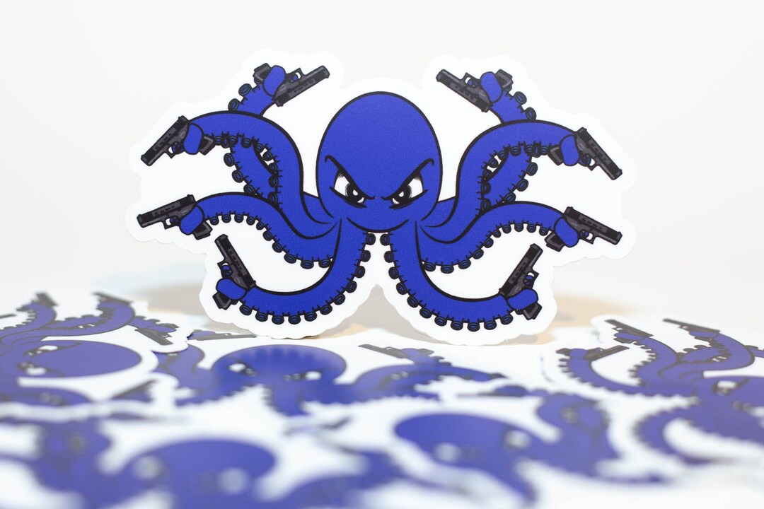 GLOCKTOPUS Gun Sticker - Etsy