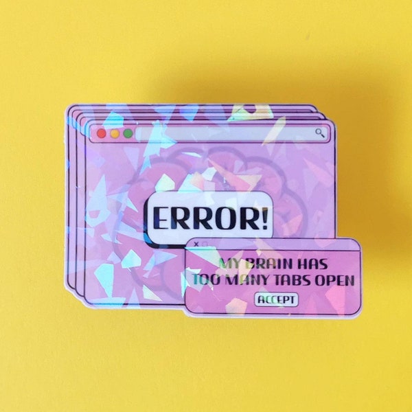 Too Many Tabs Open - Etsy