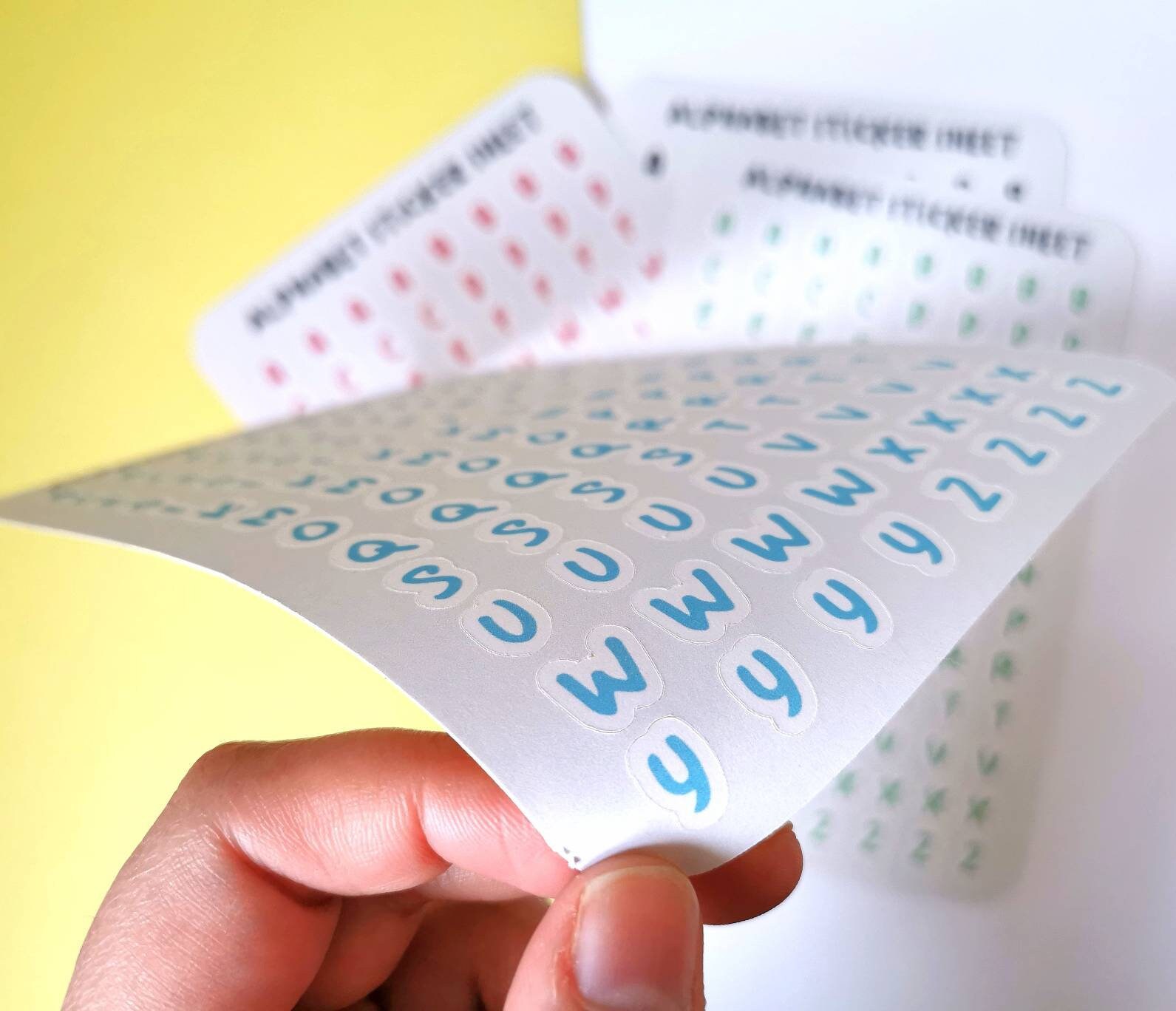 Alphabet Stickers, Alphabet Sticker Sheet, Journal Stickers - Etsy