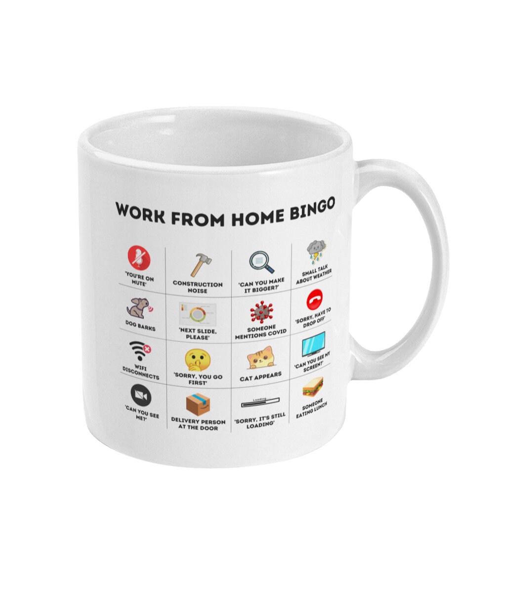 Work From Home Mug, Work Mug, Gift Mug, Work Colleague Mug, WFH Mug ...