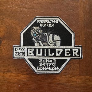 Droid Builder Iron on Patches - Etsy
