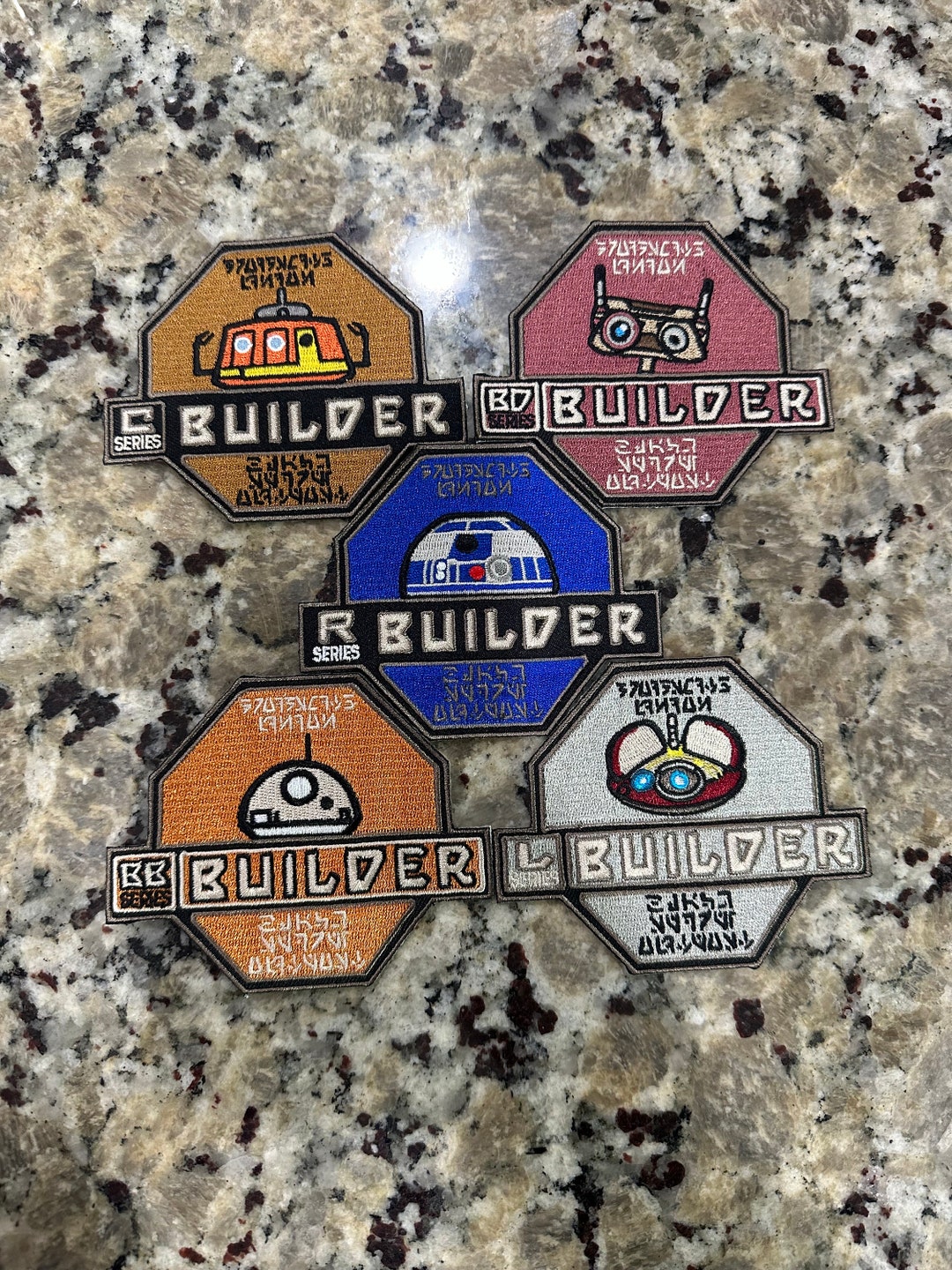 Droid Builder Iron on Patches - Etsy