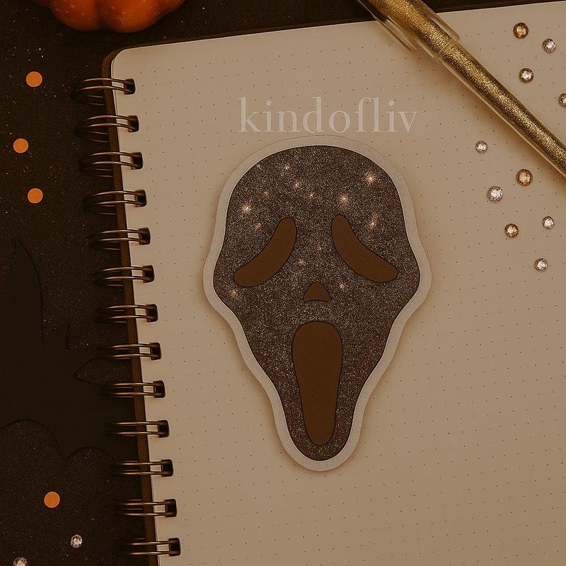 Glitter Ghostface Mask - Etsy