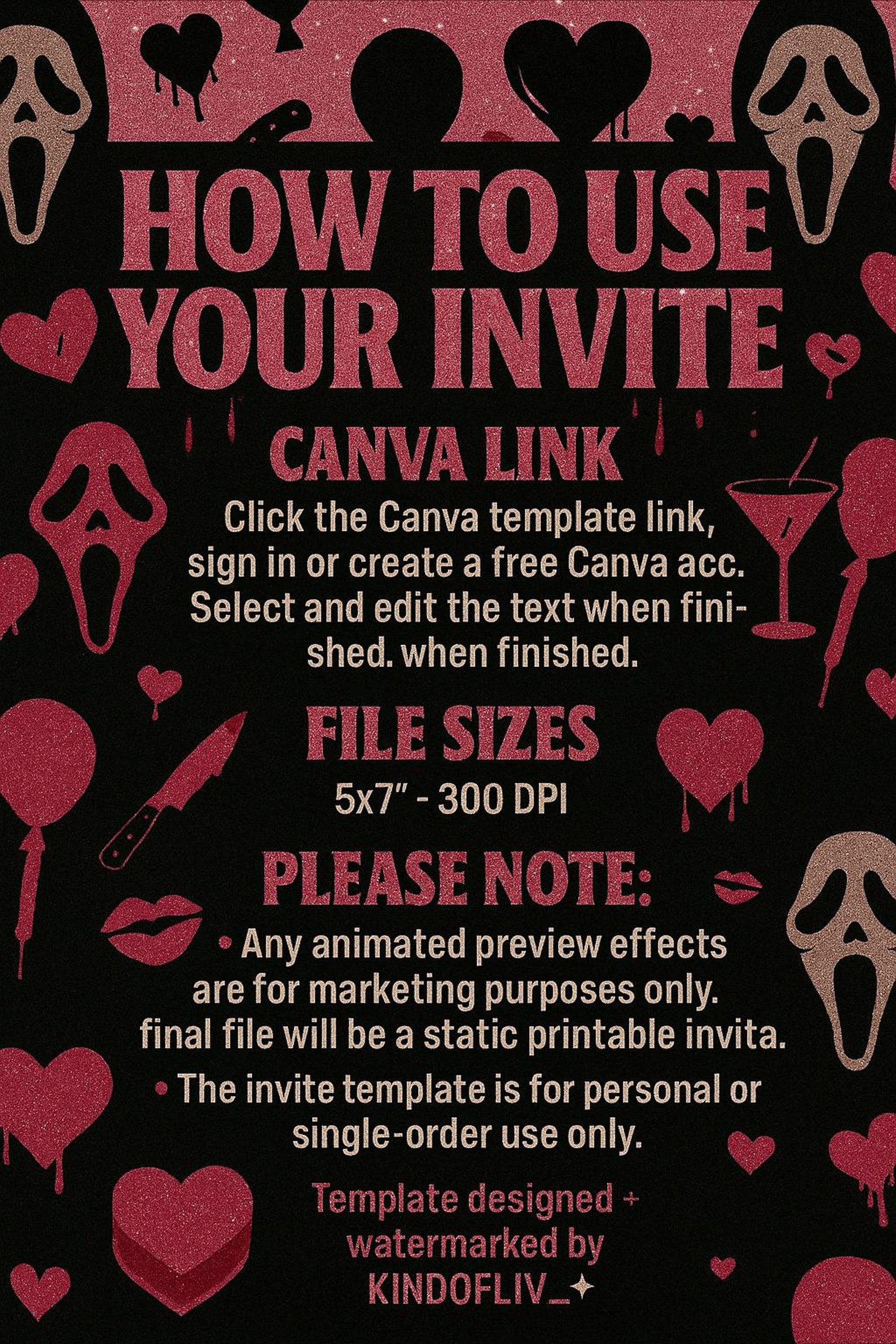 Do You Like Scary Parties? – Pink Ghostface Birthday Invite - Etsy
