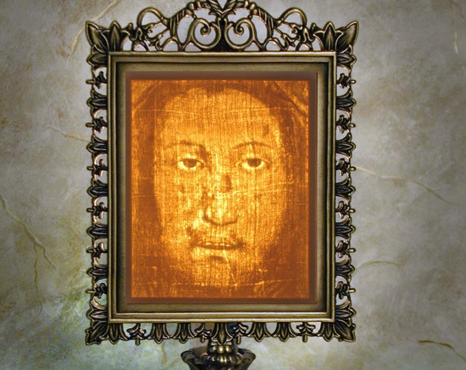 Holy Face of Jesus Porcelain Lithophane (19th C Throwback) - Veil of ...