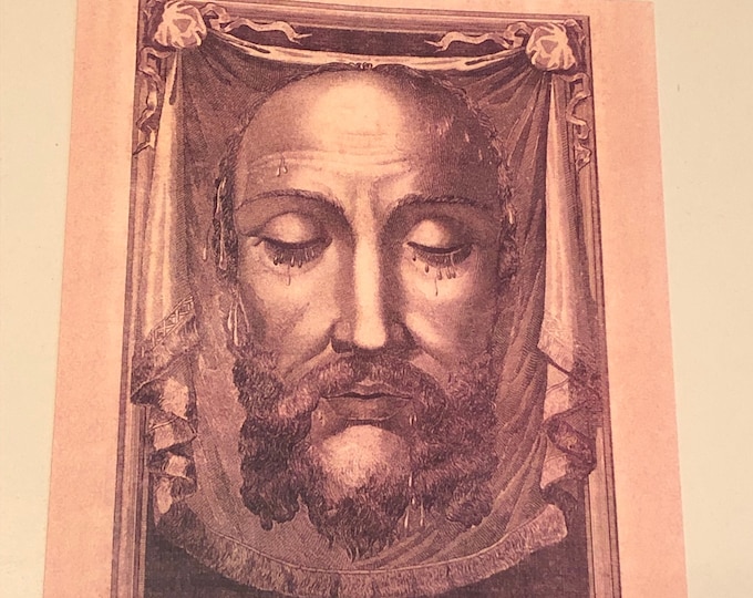 Veronica’s Veil 8x10 Print Image - Holy Face of Jesus - Etsy